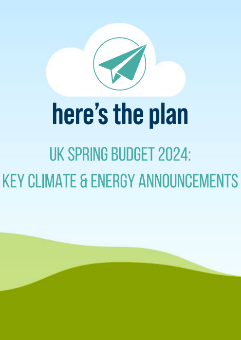 UK Spring Budget 2024 : Key Climate and Energy Announcements - Here's ...